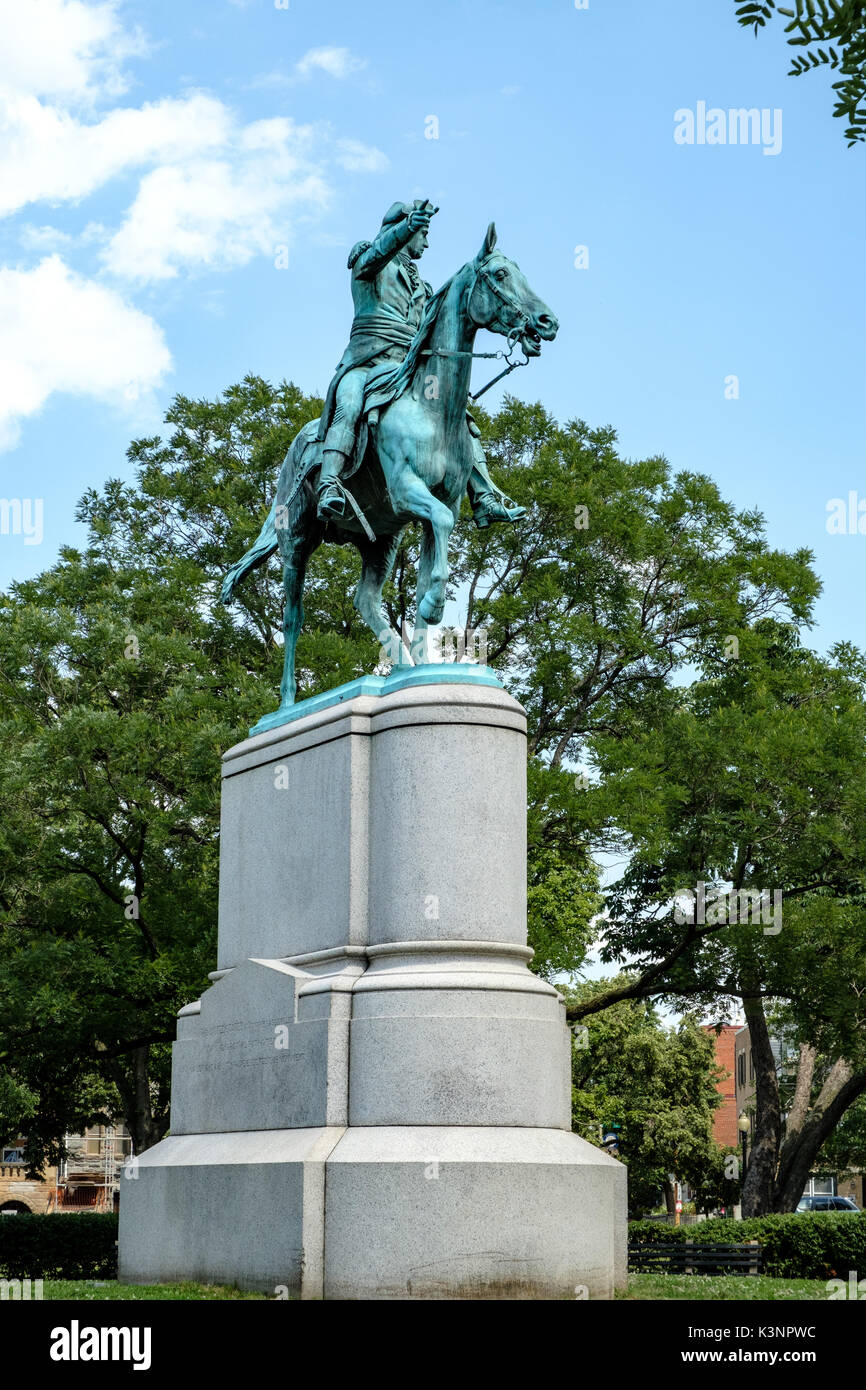 Major General Nathanael Greene equestrian statue, Stanton Square ...