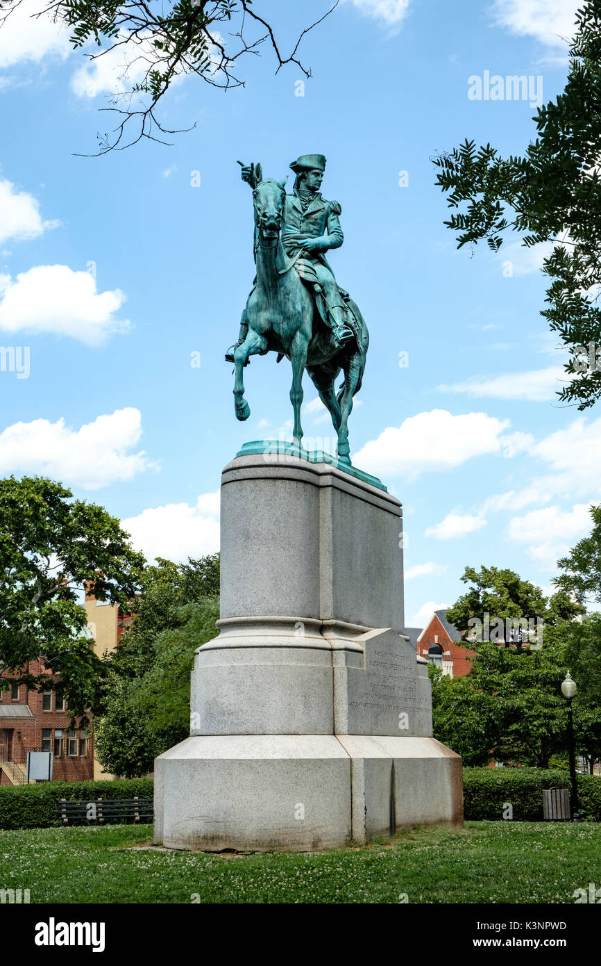 Major General Nathanael Greene equestrian statue, Stanton Square ...