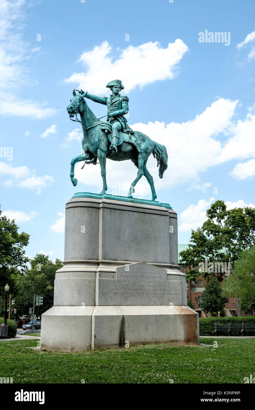 Major General Nathanael Greene equestrian statue, Stanton Square ...