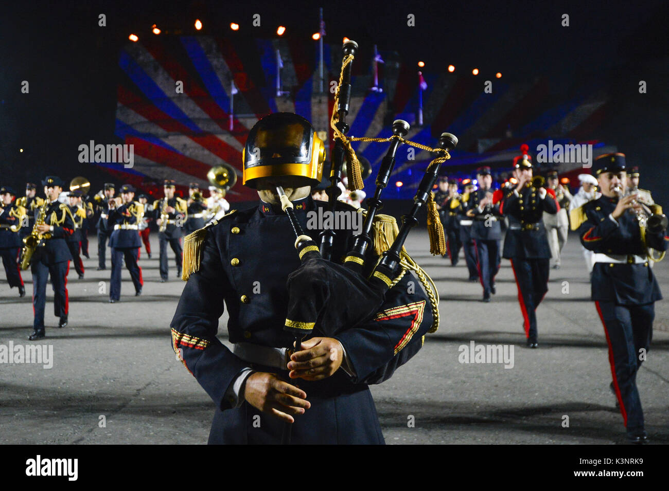Royal Edinburgh Military Tattoo preview night at Edinburgh Castle as ...