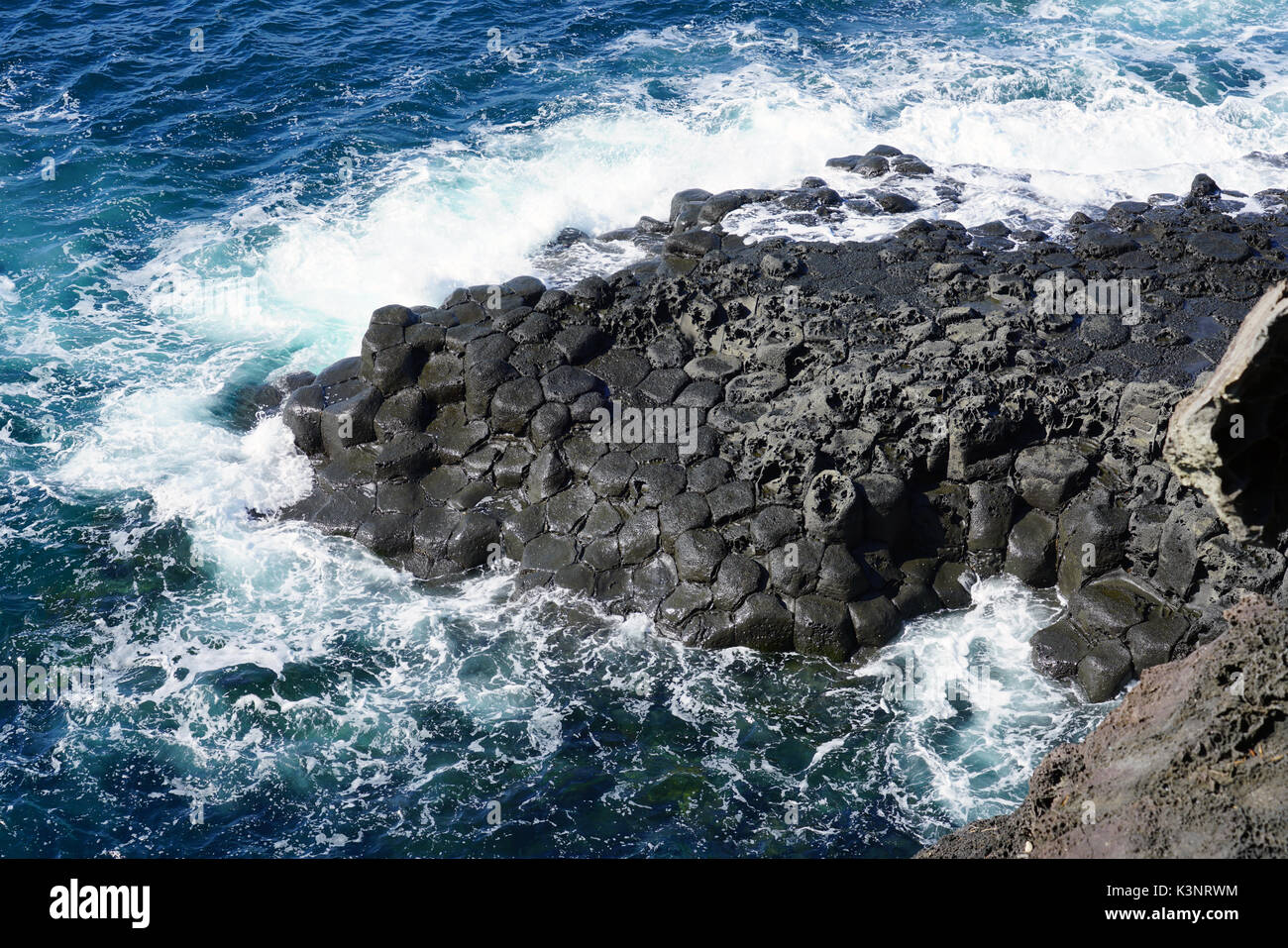 Columnar joints jeju island hi-res stock photography and images - Alamy