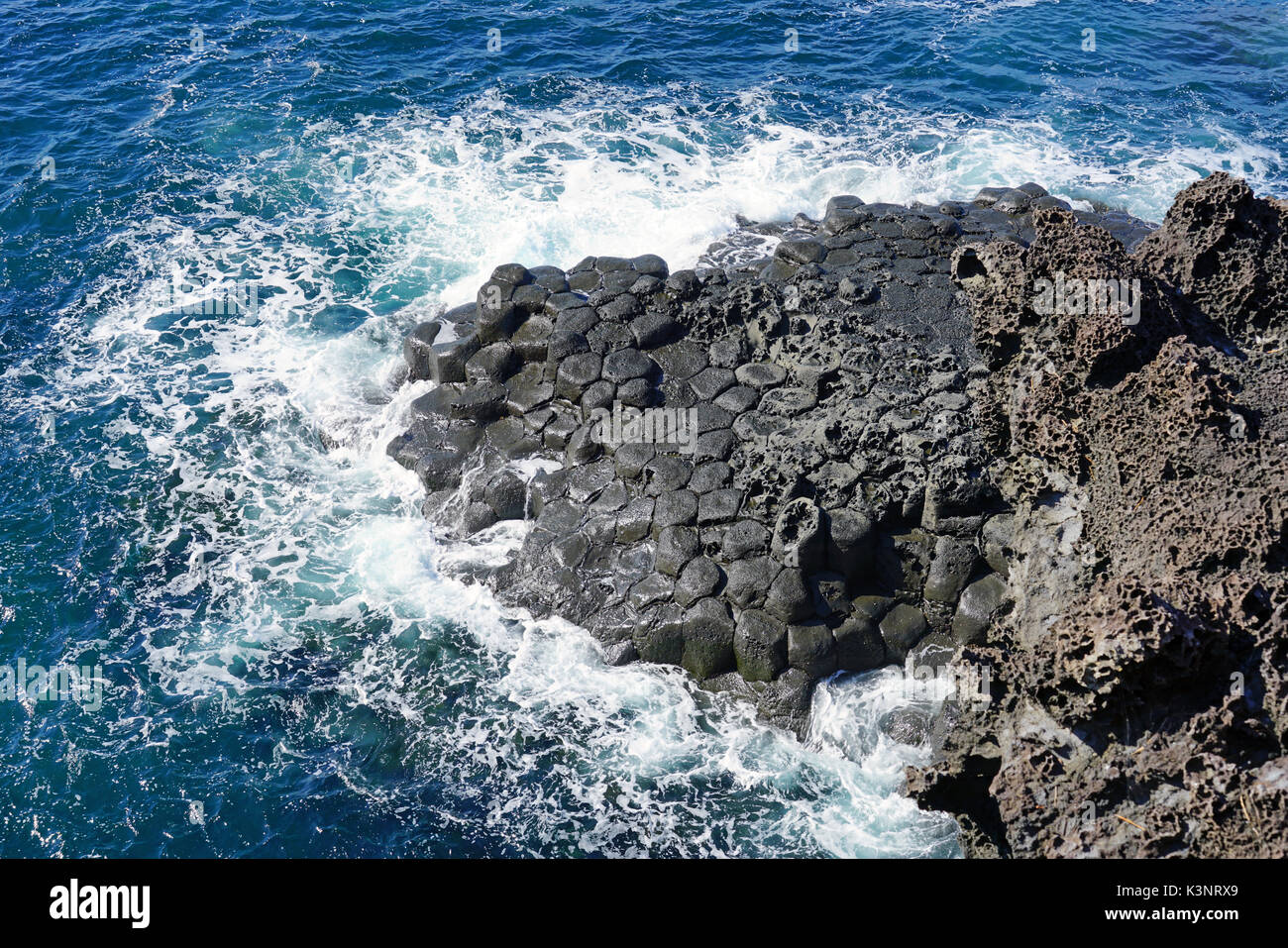 Columnar joints jeju island hi-res stock photography and images - Alamy