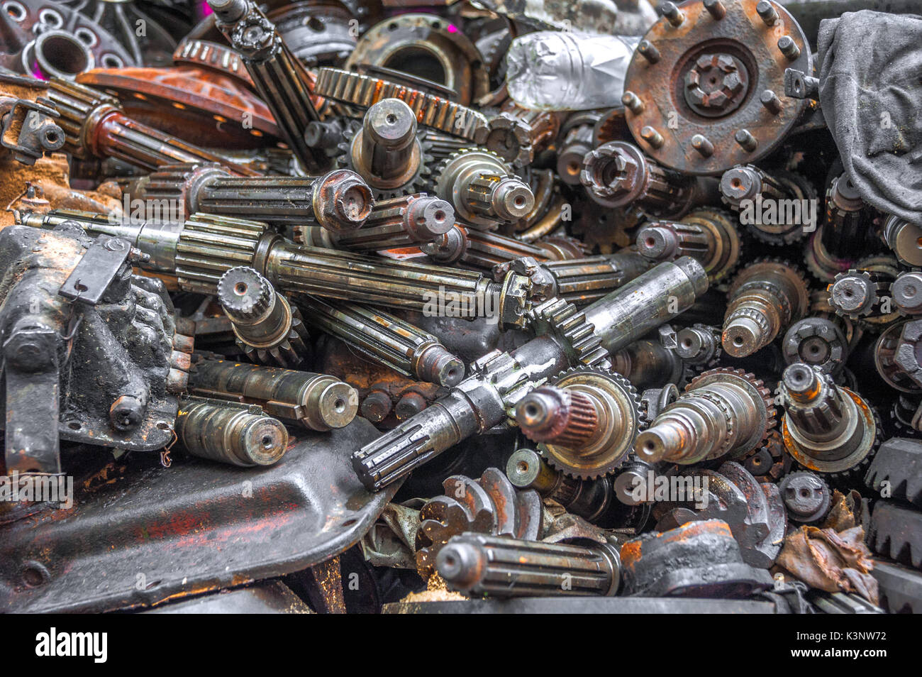 Scrap yard parts store
