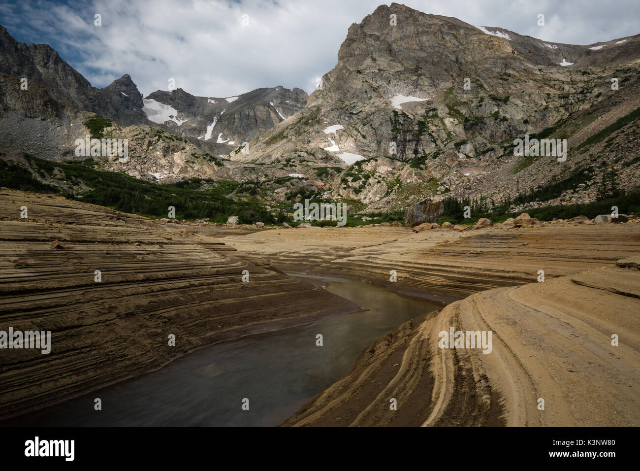 Sand flats above Lake Isabelle, Indian Peaks Wilderness. Brainard Lake ...