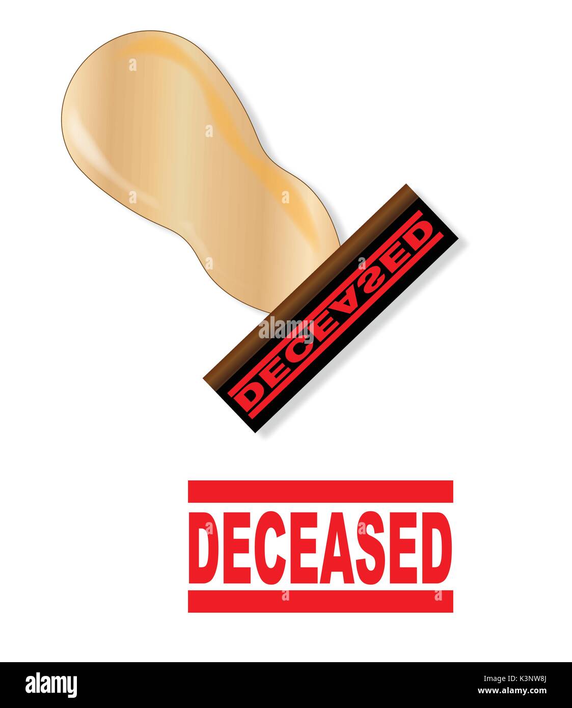 Deceased stamp hi-res stock photography and images - Alamy