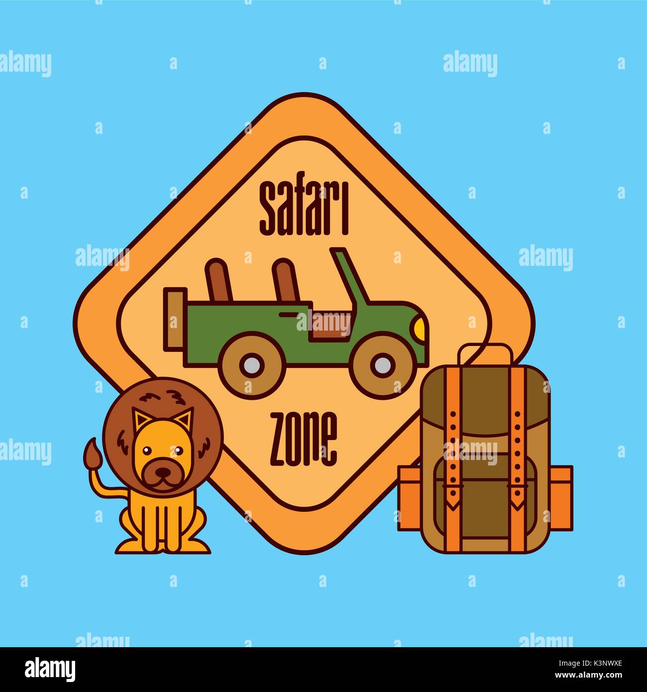 Safari zone Stock Vector Images - Alamy