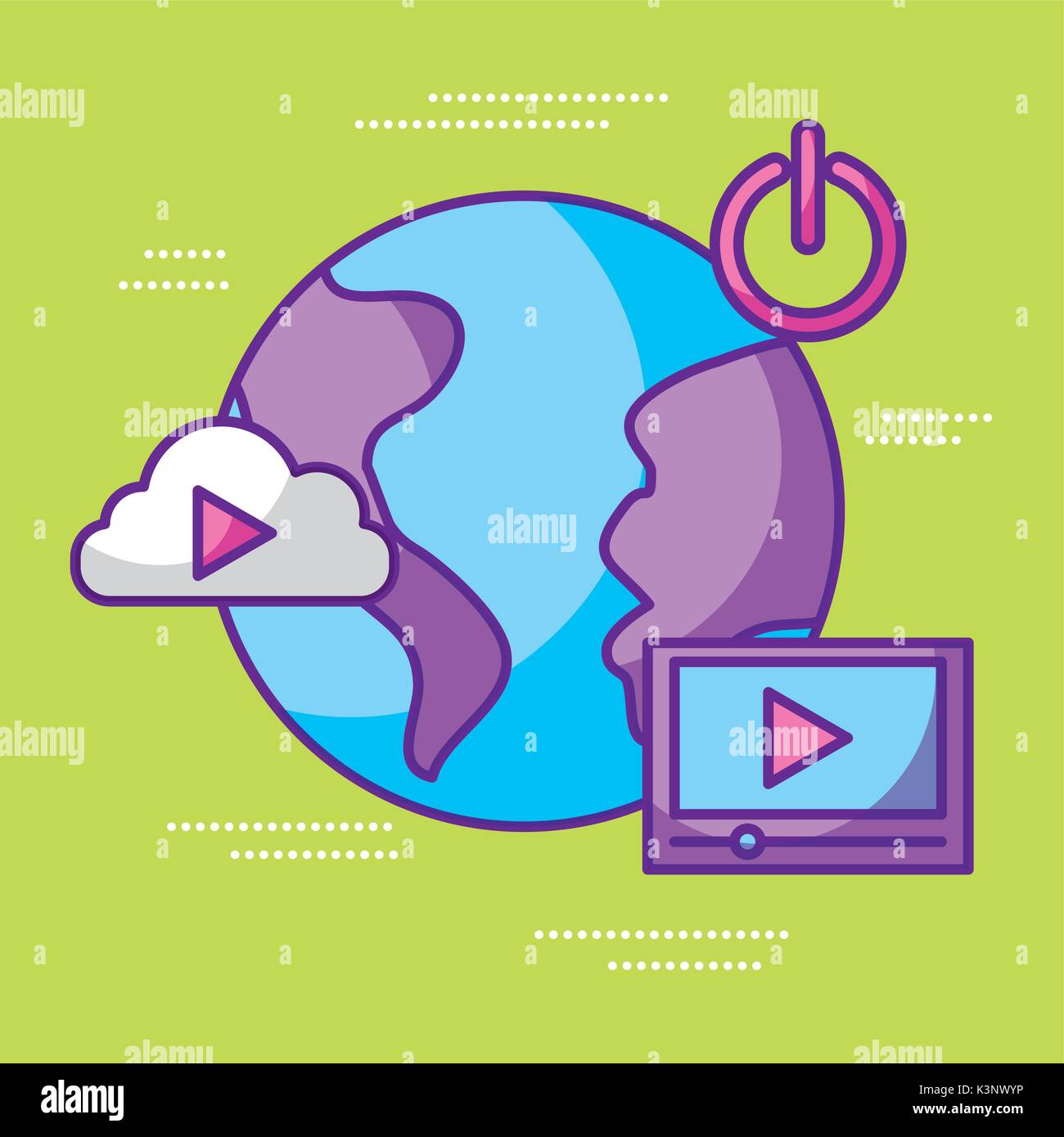 Worldwide player Stock Vector Images - Alamy