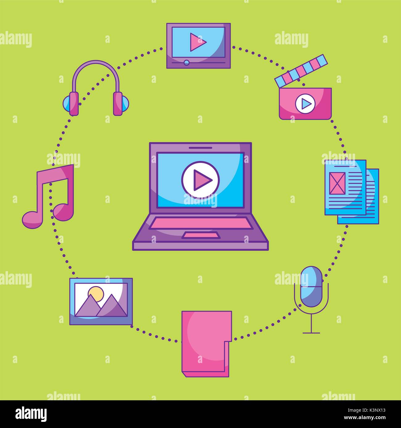 Doodle news icon newspaper symbol hi-res stock photography and images ...