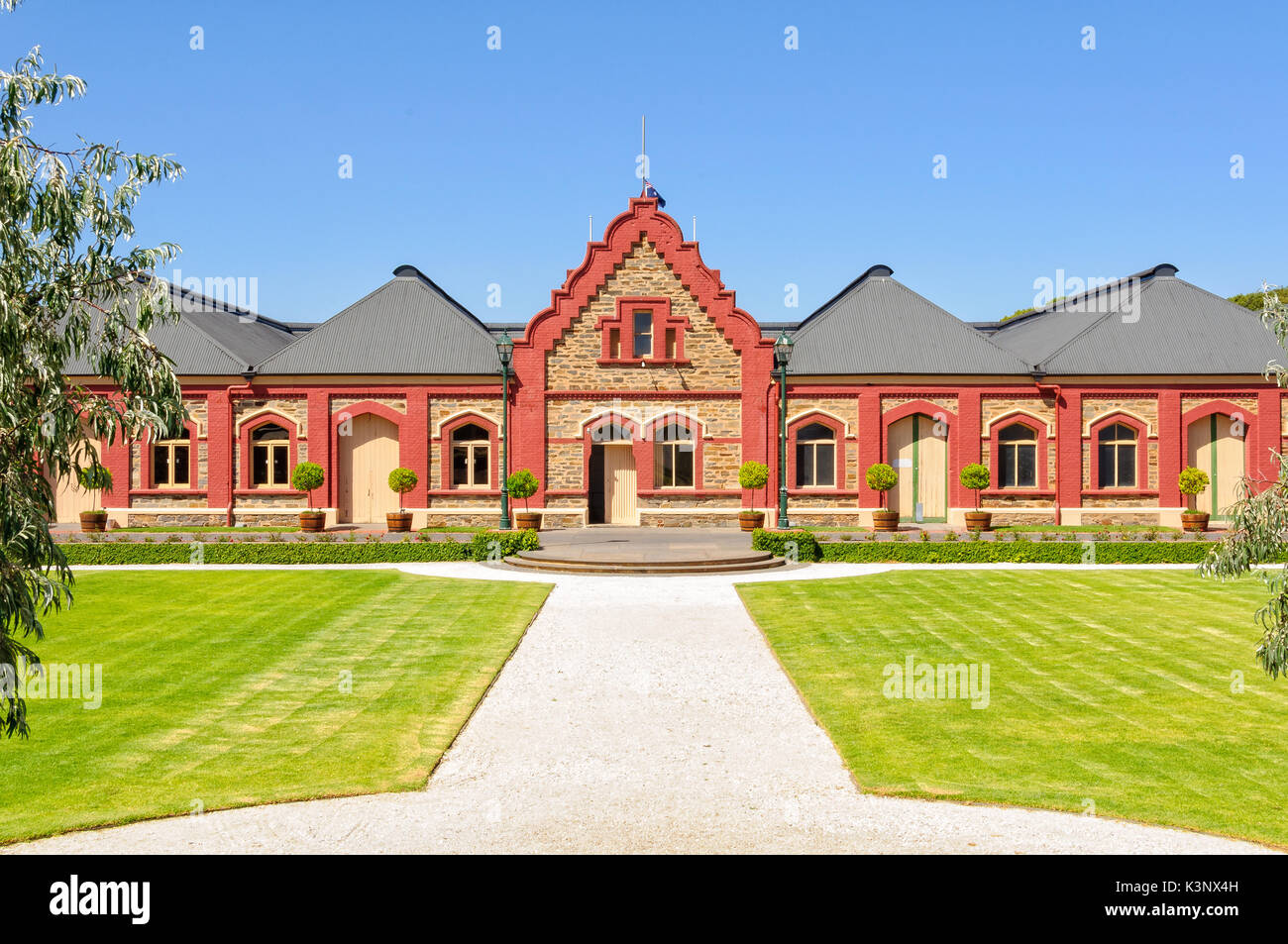 Cellars of Chateau Tanunda Winery in the Barossa Valley - SA, Australia ...