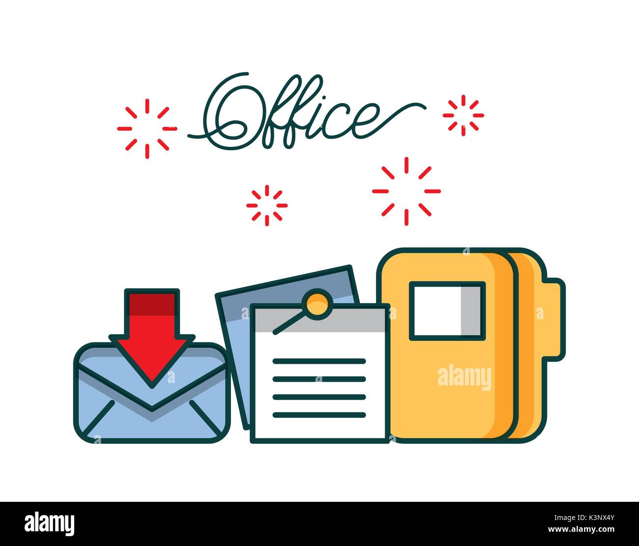 Envelope folder Stock Vector Images - Alamy