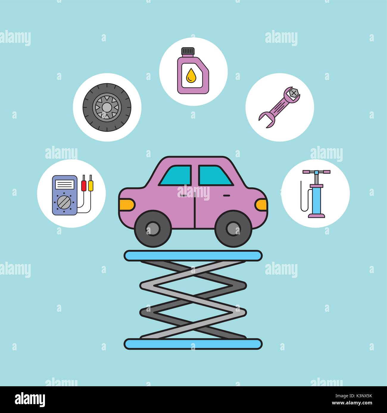 Oil support Stock Vector Images - Alamy