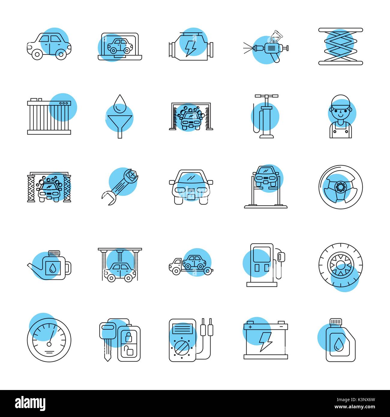 Maintenance technique Stock Vector Images - Alamy