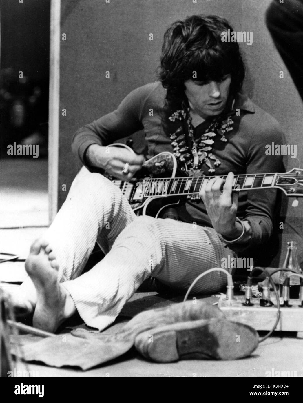 Keith Richards 1968 Keith At The Rock And Roll Circus Filming,