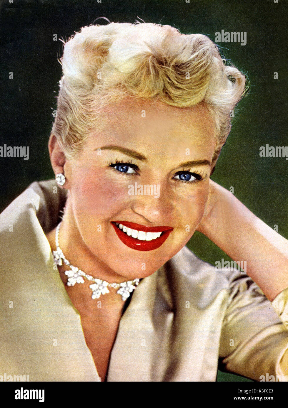 BETTY GRABLE [1916 - 1973] American Actress, Singer Date: 1973 Stock ...