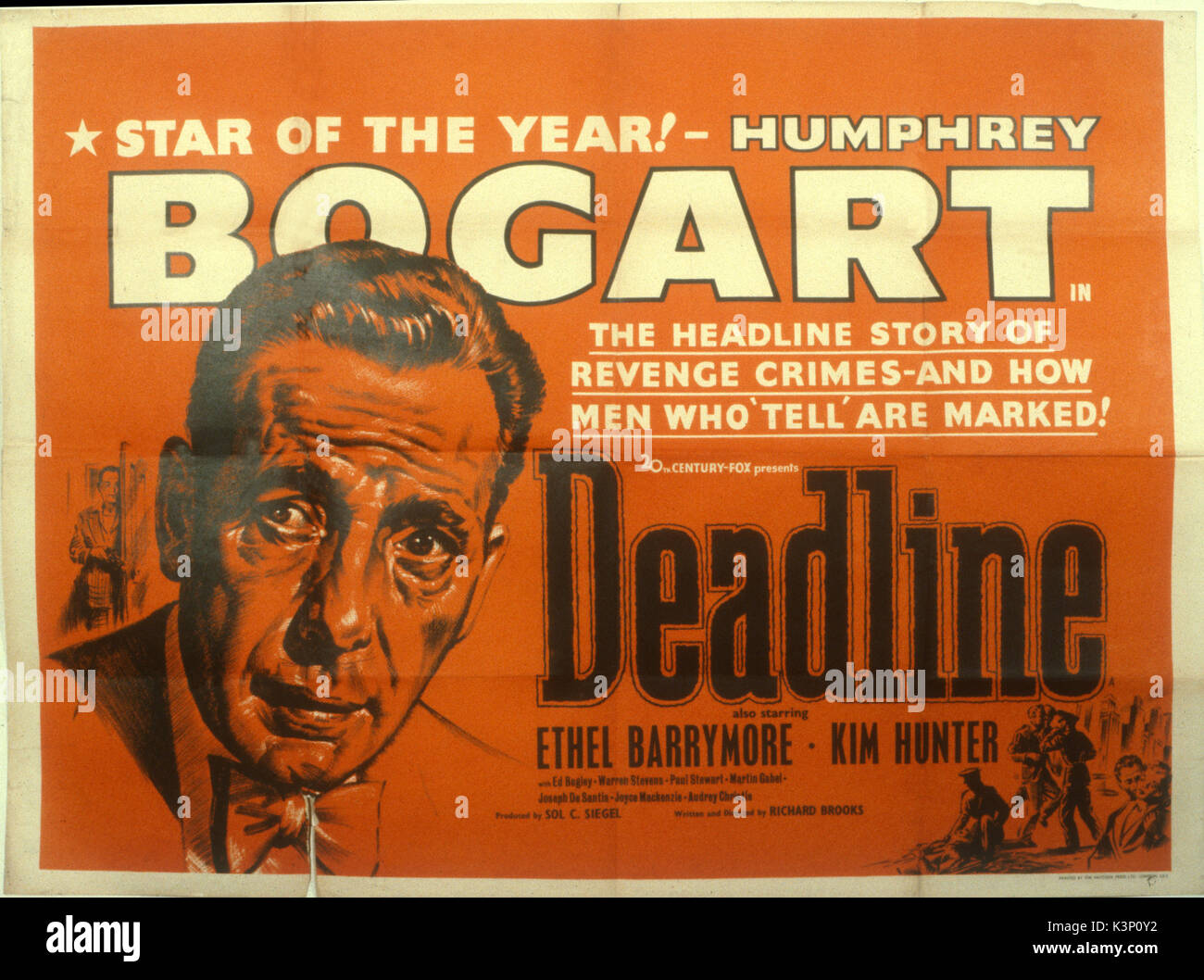 DEADLINE - USA [US 1952] aka DEADLINE USA HUMPHREY BOGART Date: 1952 ...