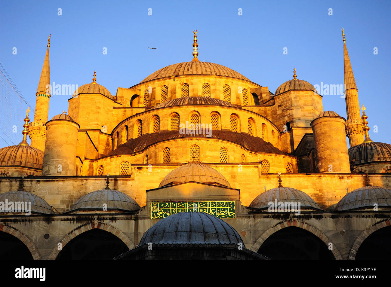 The Blue Mosque at sunset in Istanbul,Turkey Stock Photo - Alamy