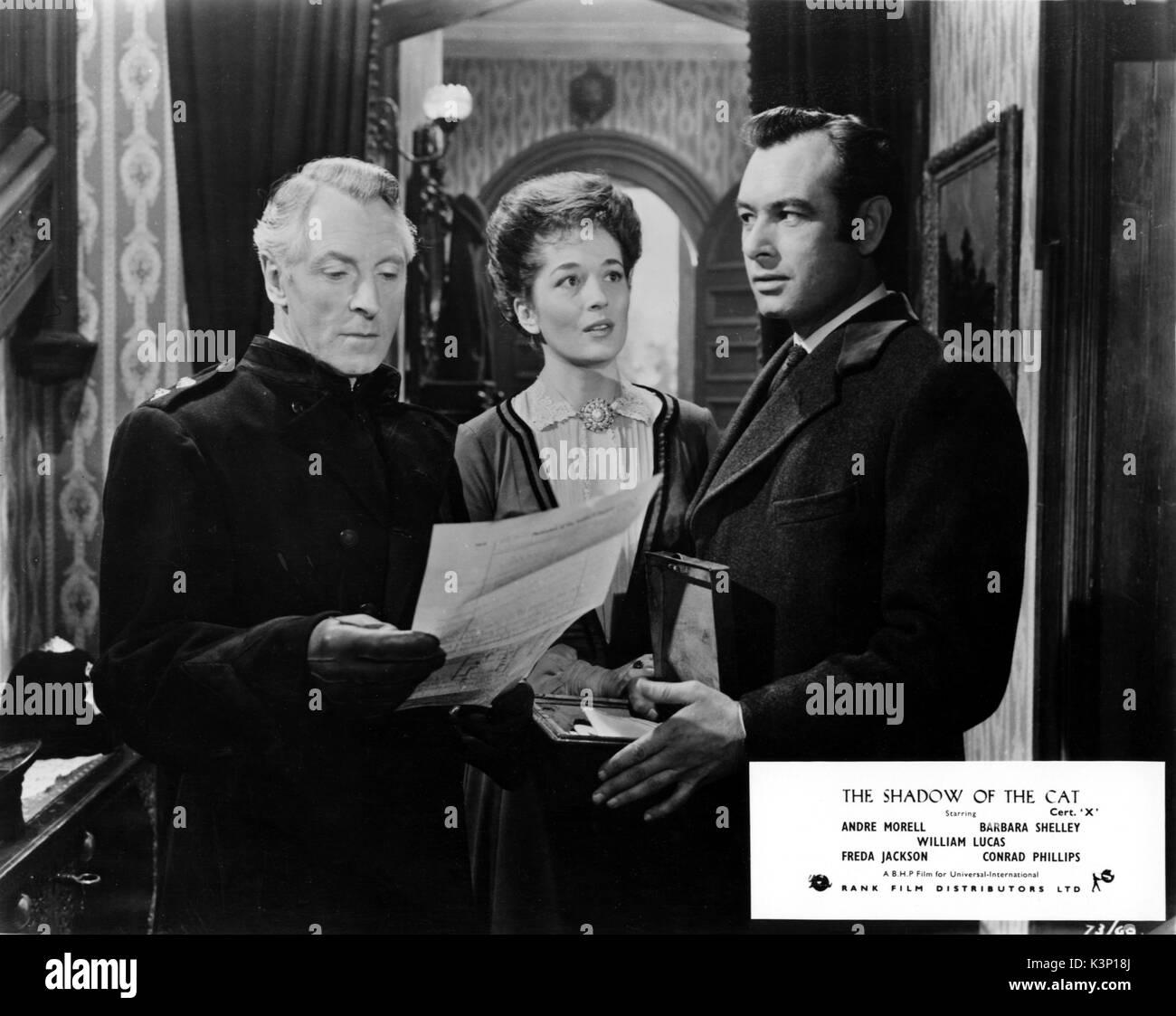 THE SHADOW OF THE CAT [BR 1961] ALAN WHEATLEY, BARBARA SHELLEY, CONRAD ...