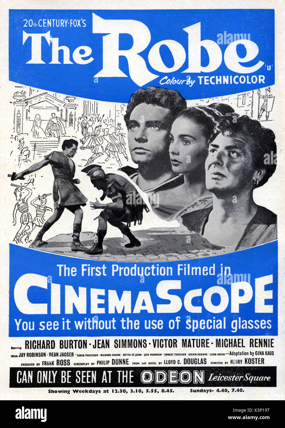 Robe movie poster hi-res stock photography and images - Alamy