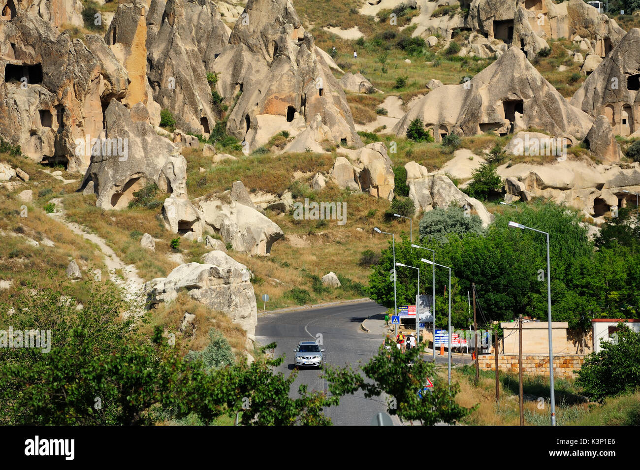 Cappadocia,Turkey - on June 3,2015: Cappadocia landscape with fairy ...