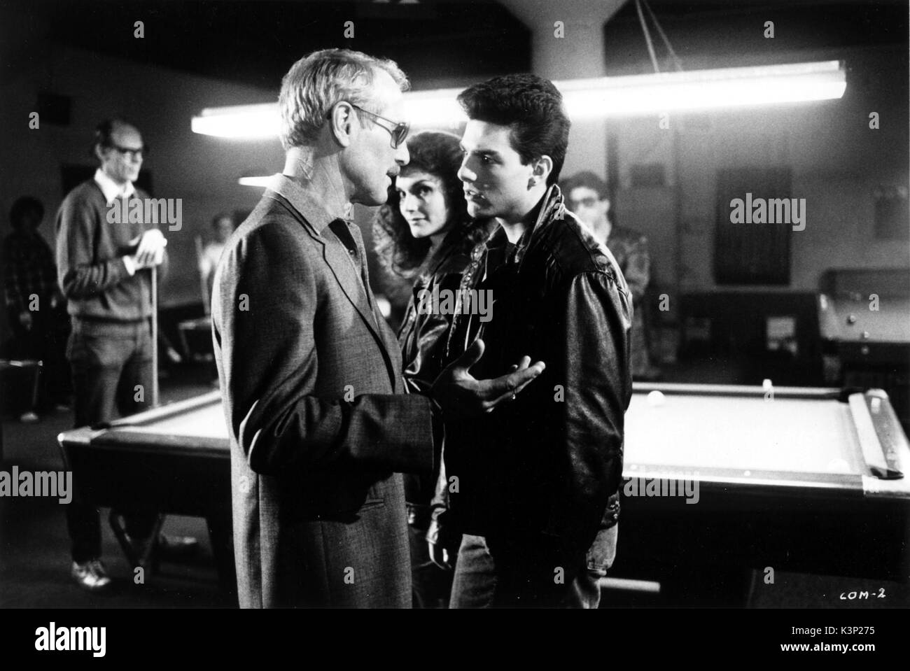 THE COLOR OF MONEY [US 1986] PAUL NEWMAN as Fast Eddie Felson, MARY ...