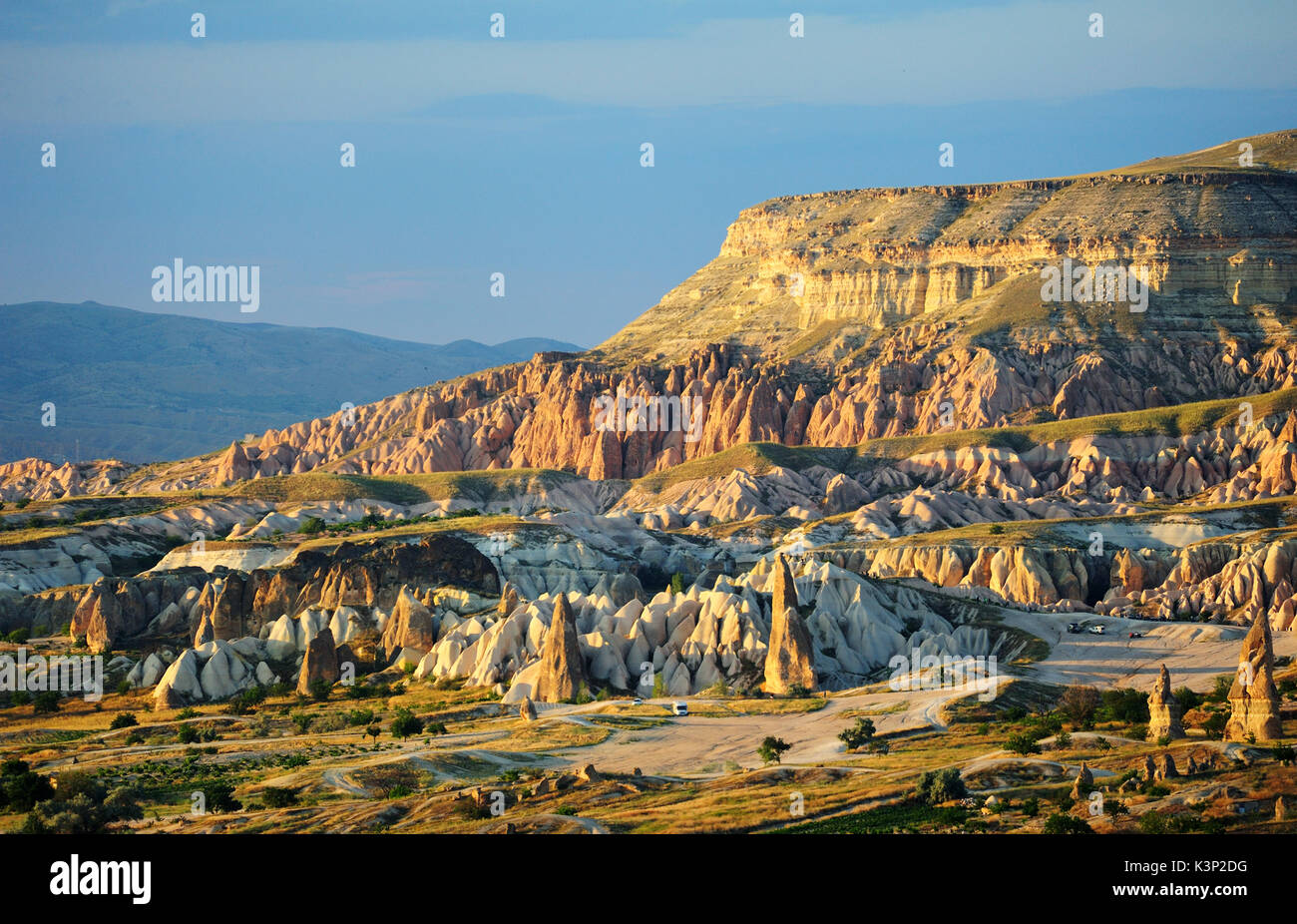 Cappadocia landscape with fairy chimneys in Turkey Stock Photo - Alamy