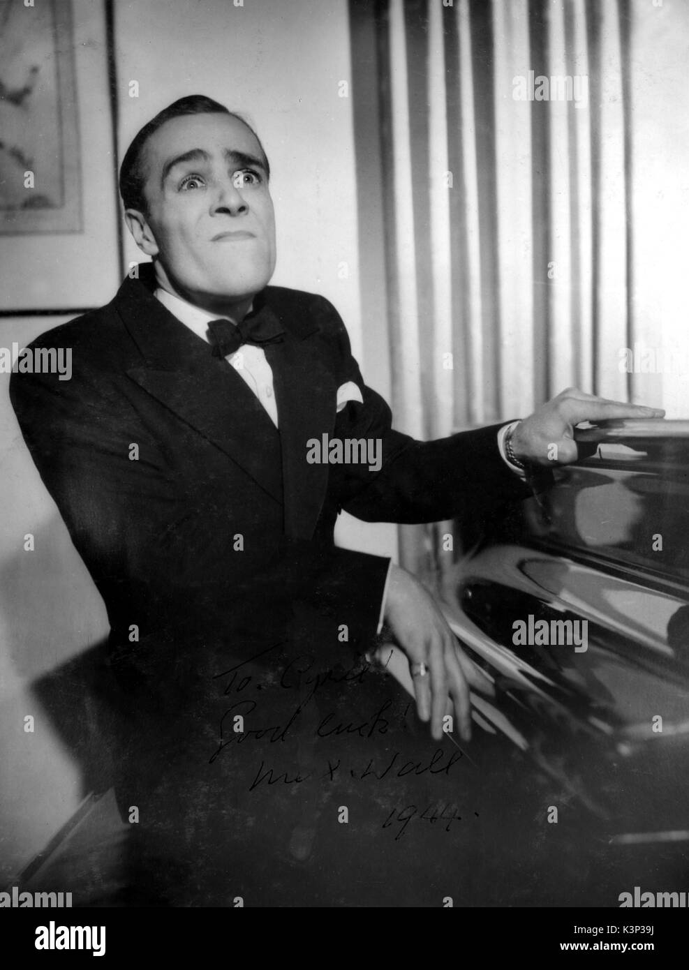 Max wall comedian Black and White Stock Photos & Images - Alamy