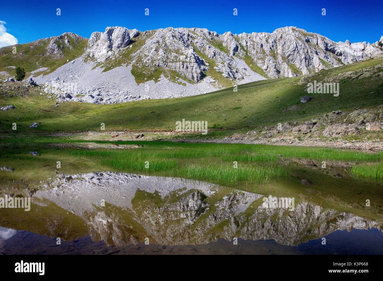 Scenery from Mountains in Albania on the border with Macedonia ...