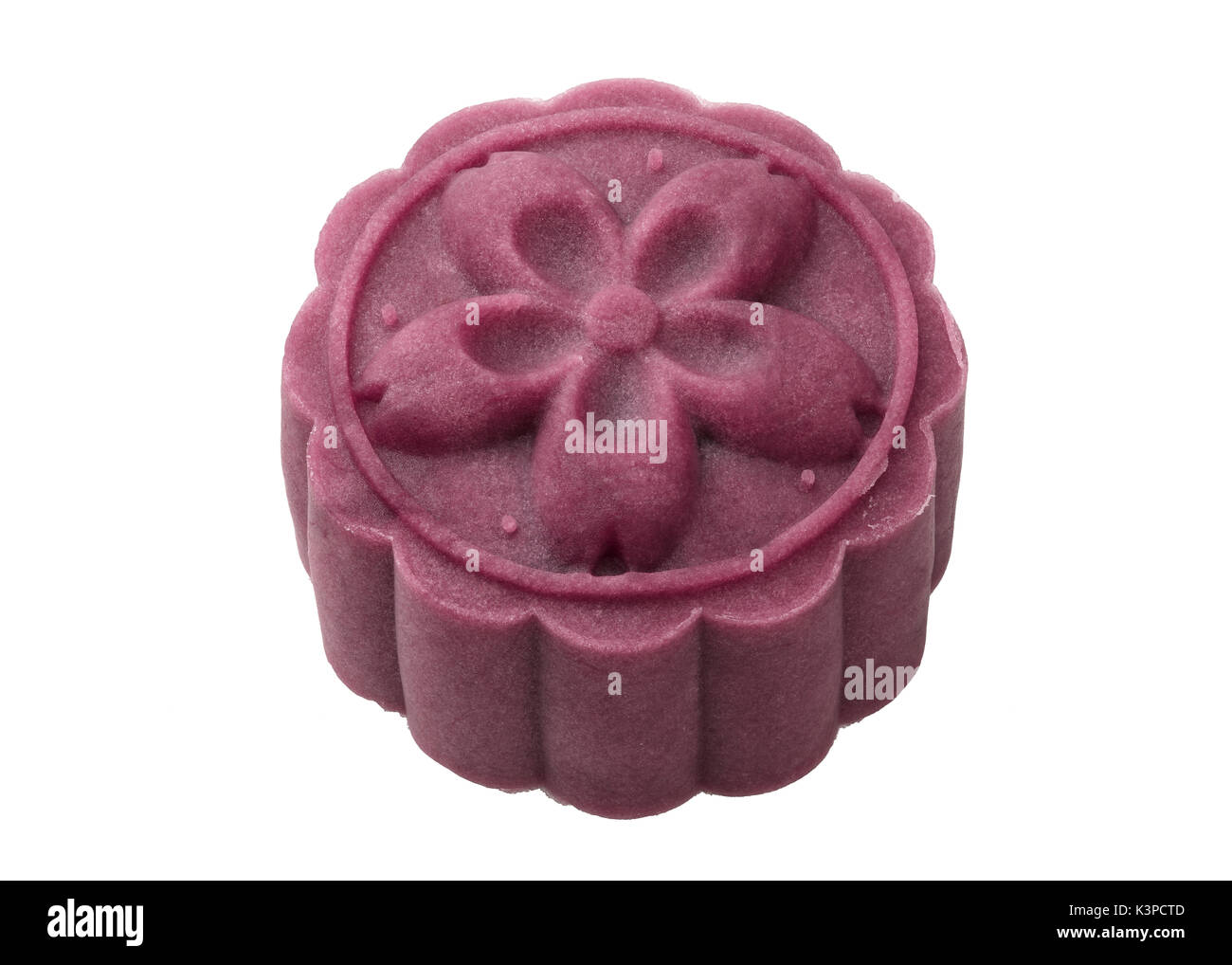 Handmad Mooncake Isolated on White Background in Full Depth of Field ...