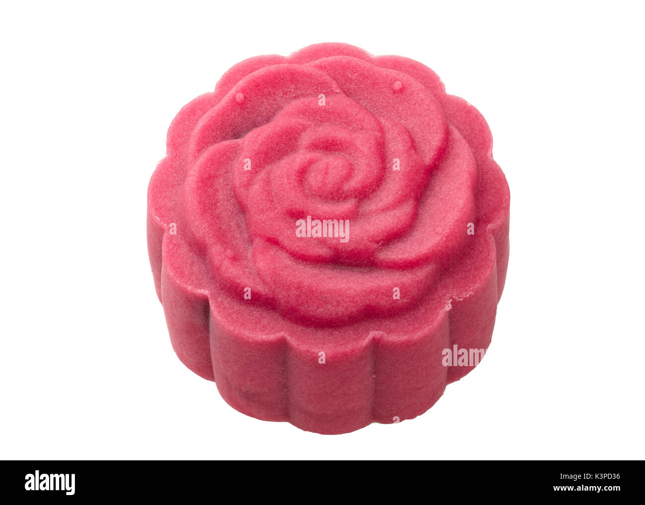 Handmad Mooncake Isolated on White Background in Full Depth of Field ...