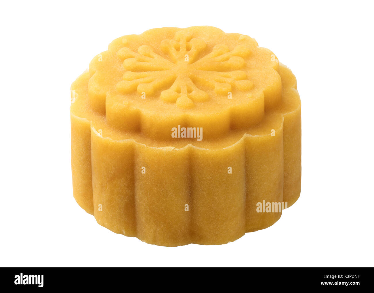 Handmad Mooncake Isolated on White Background in Full Depth of Field ...
