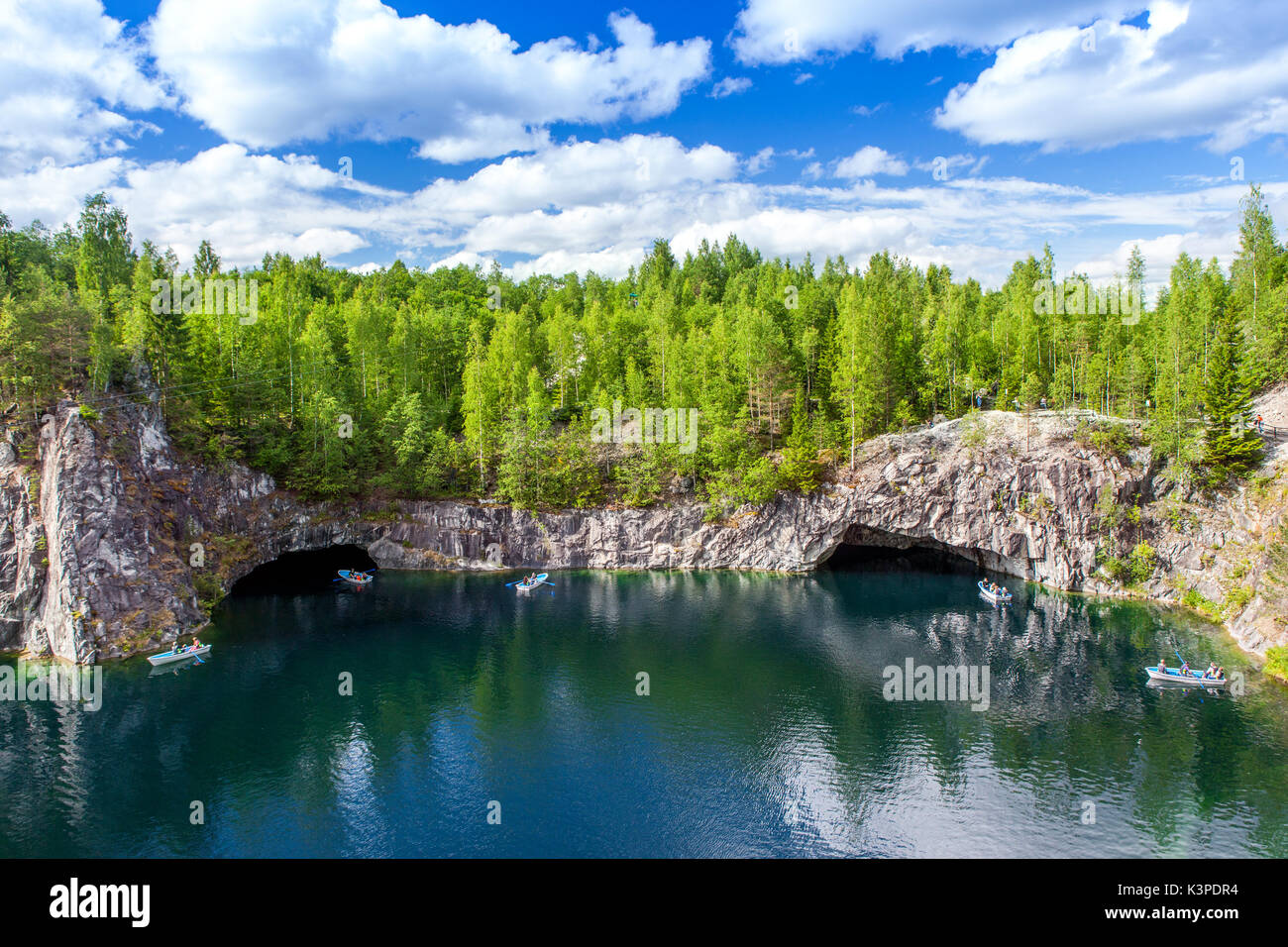 Ruskeala mountain park hi-res stock photography and images - Alamy