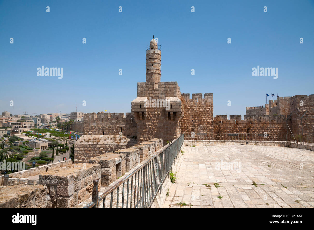 David Fortress and Museum, Jerusalem Stock Photo - Alamy