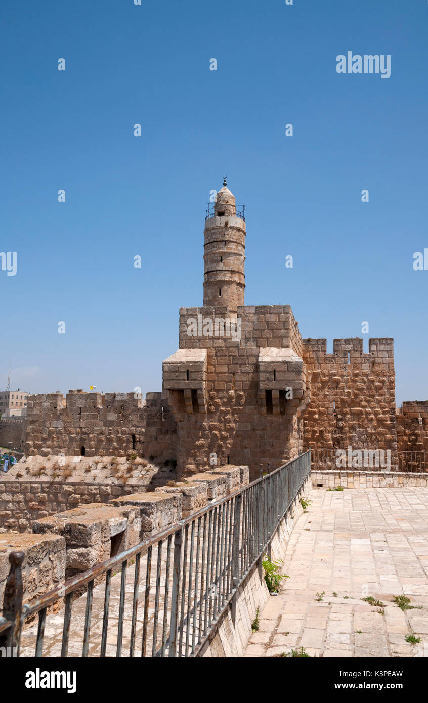 David Fortress and Museum, Jerusalem Stock Photo - Alamy