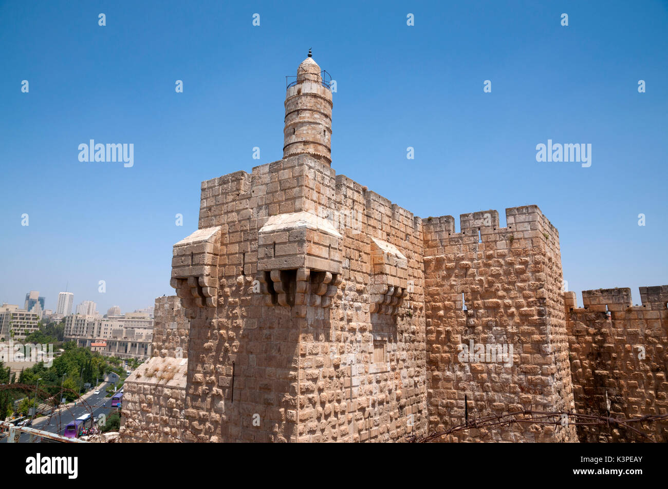 David Fortress and Museum, Jerusalem Stock Photo - Alamy