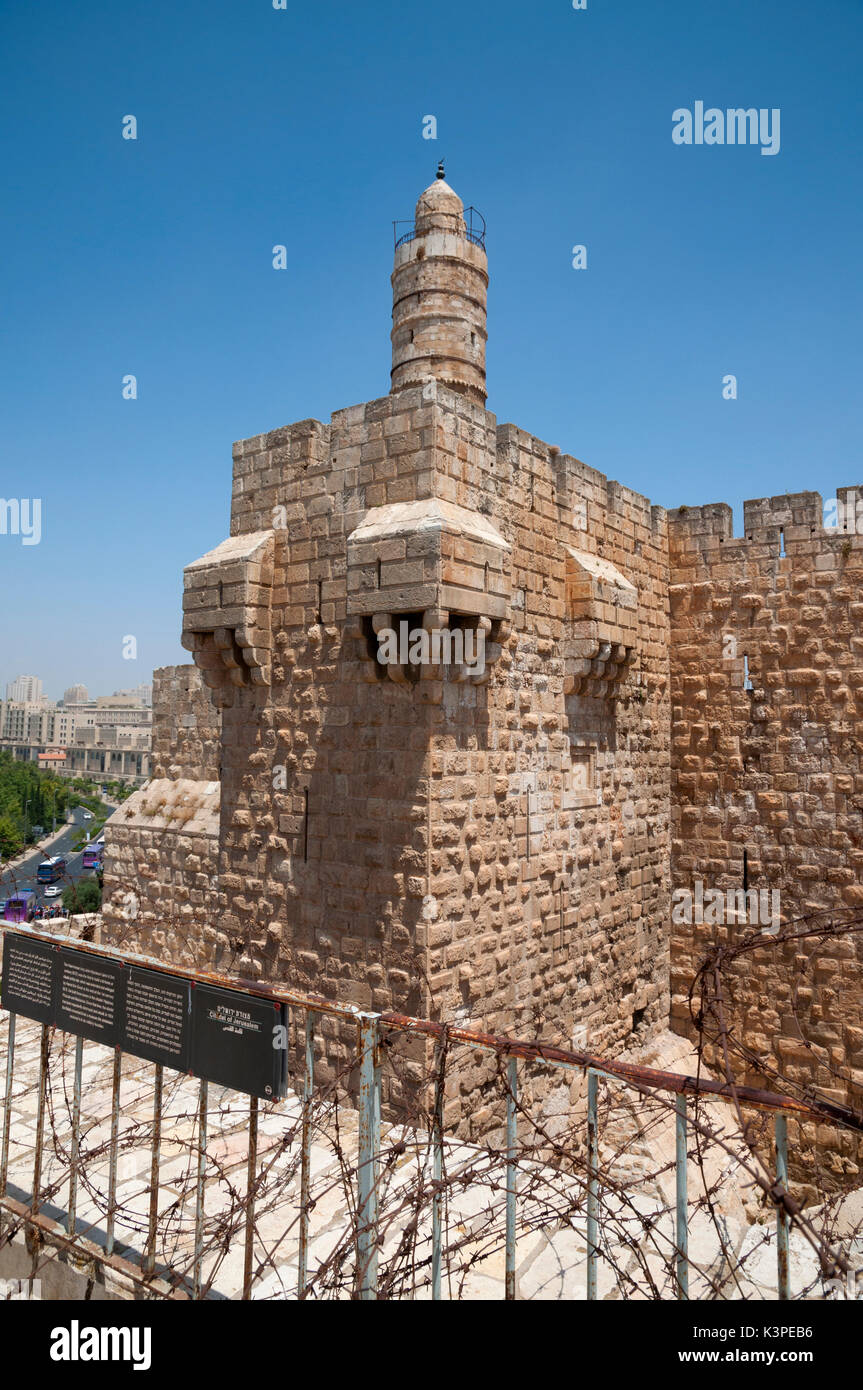 David Fortress and Museum, Jerusalem Stock Photo - Alamy