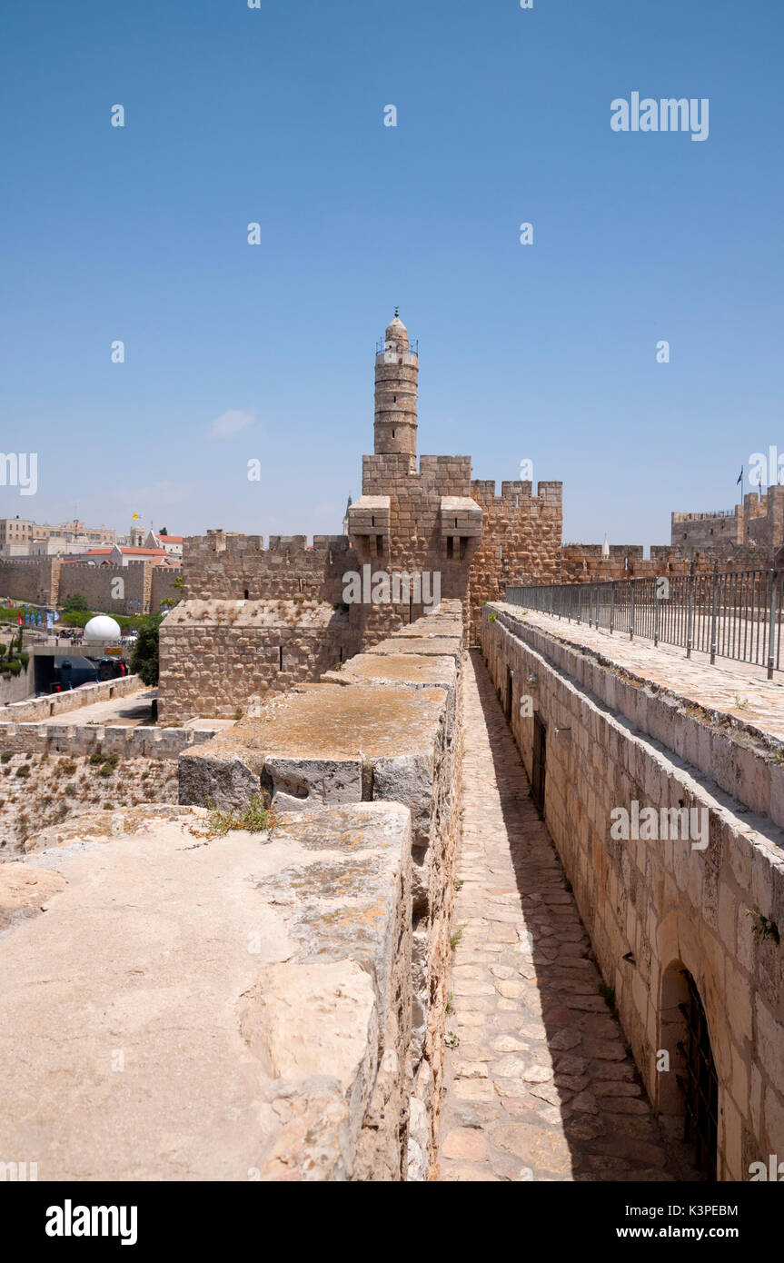 David Fortress and Museum, Jerusalem Stock Photo - Alamy