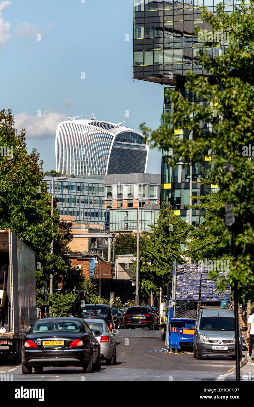 The Walkie-Talkie Tower seen from south London Stock Photo - Alamy
