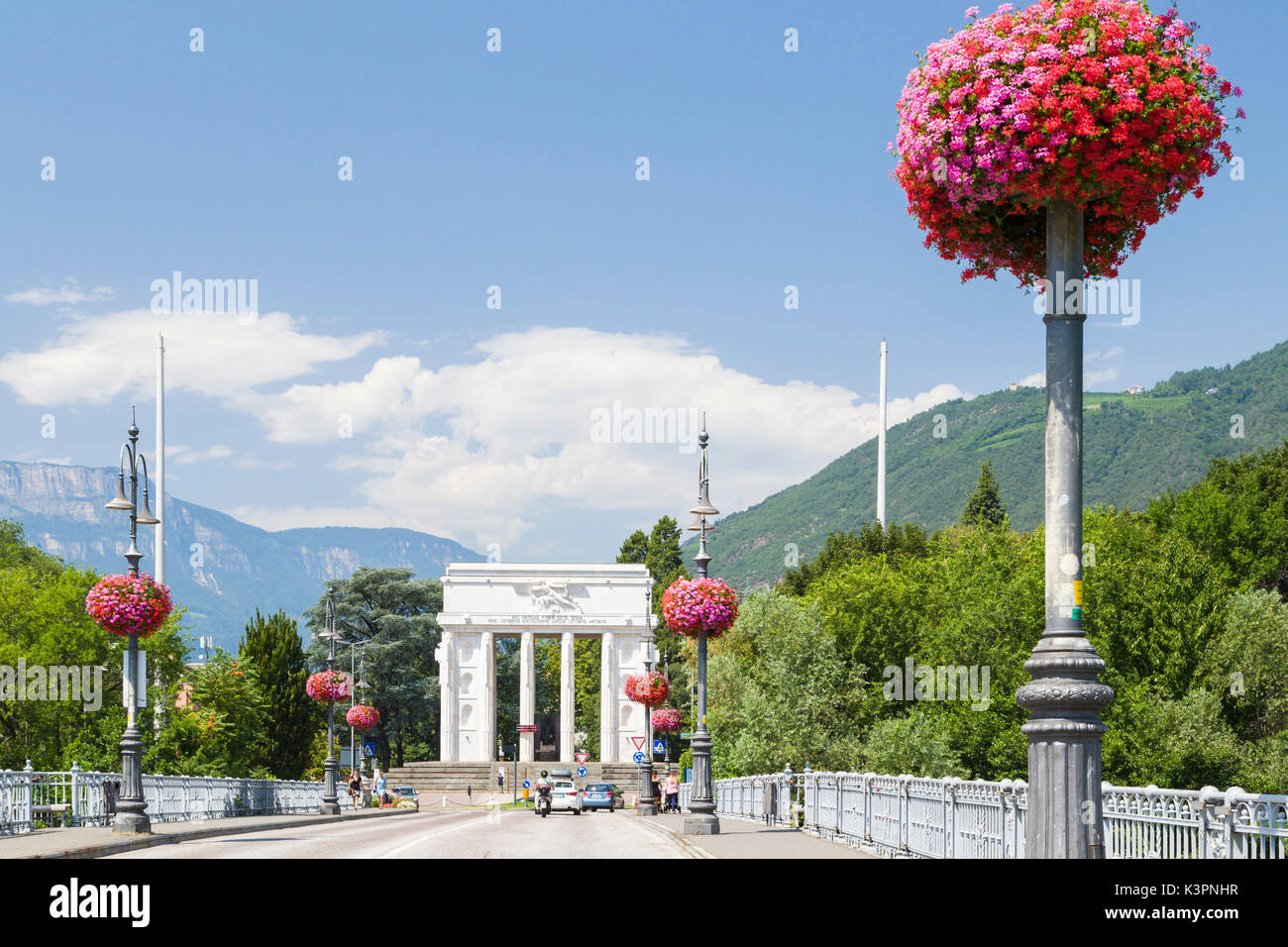 The Victory Monument (Monumento alla Vittoria), Bolzano, designed by ...