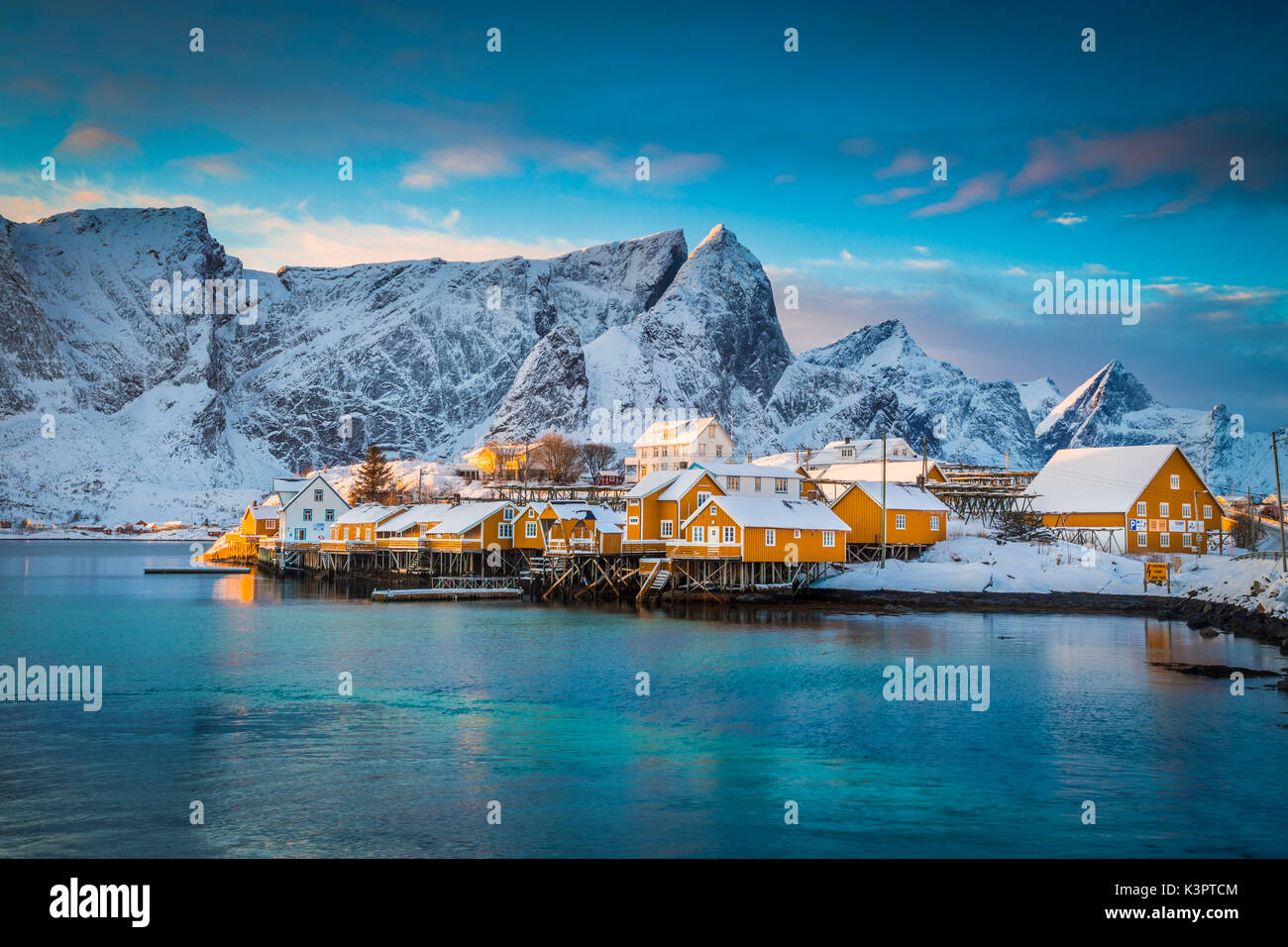 Sakrisoy, Lofoten Island, Norway Stock Photo: 157239396 - Alamy