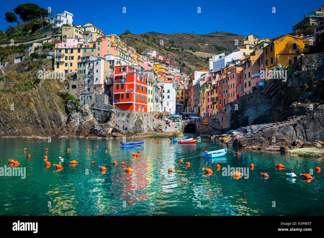 Riomaggiore, Cinque Terre, Liguria, Italy Stock Photo - Alamy