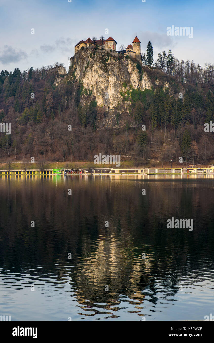 Slovenia lake bled castle hi-res stock photography and images - Alamy