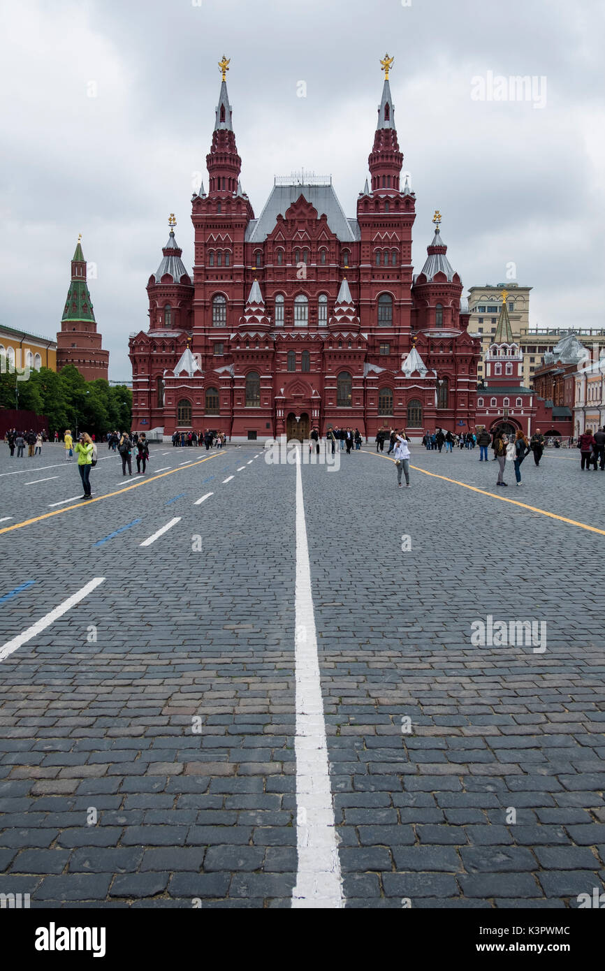 Red Square, Moscow, Russia, Eurasia. National Historic Museum Stock ...