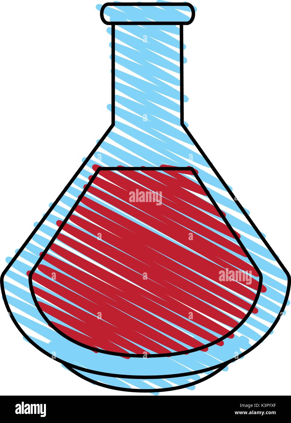 Isolated science flask design Stock Vector Image & Art - Alamy