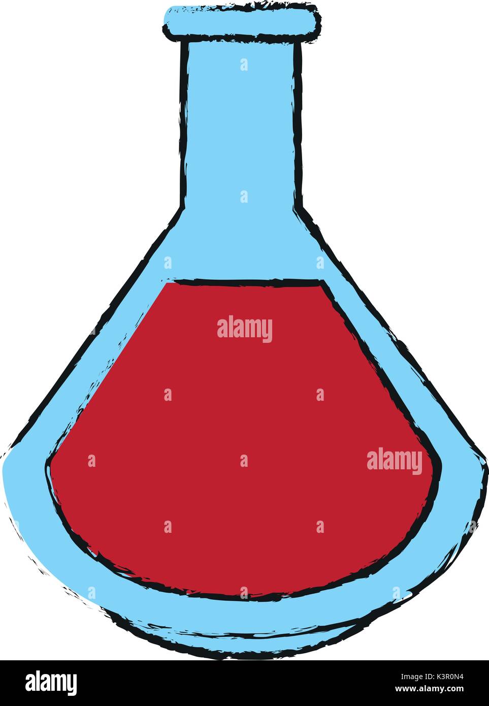 Isolated science flask design Stock Vector Image & Art - Alamy