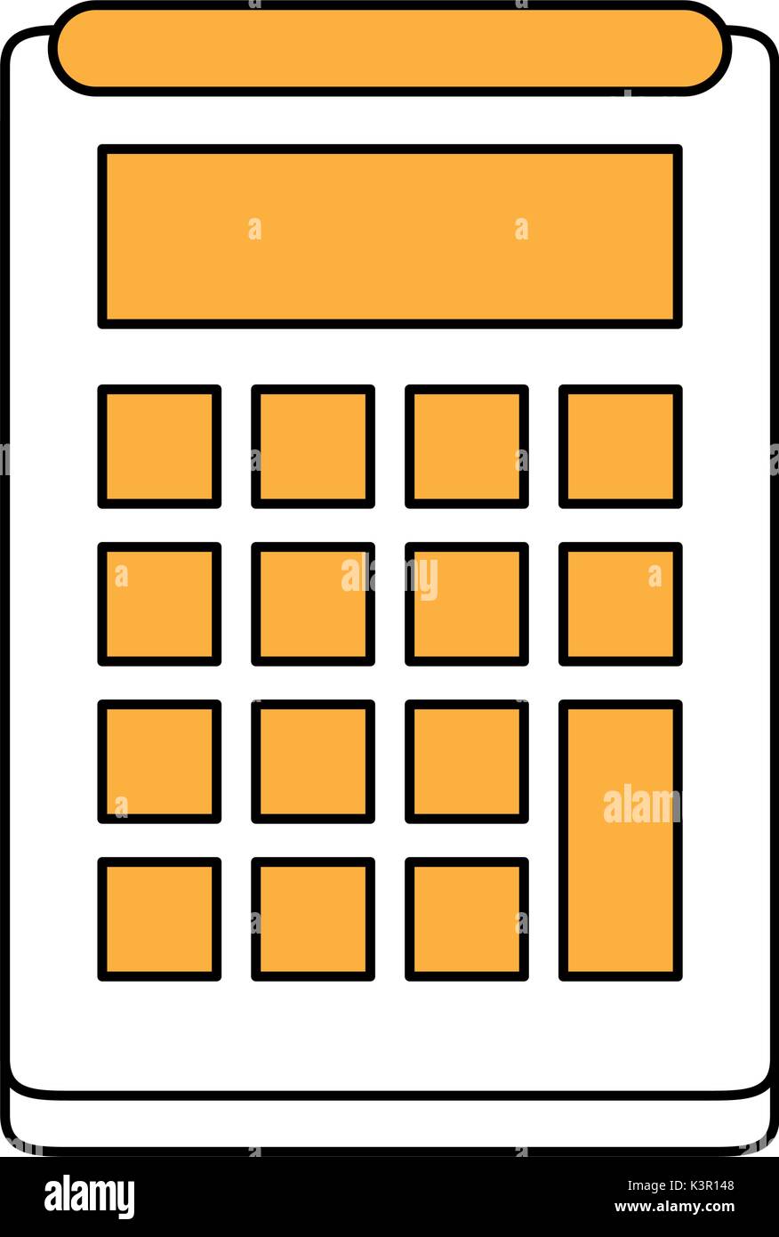 Isolated calculator design Stock Vector Image & Art - Alamy