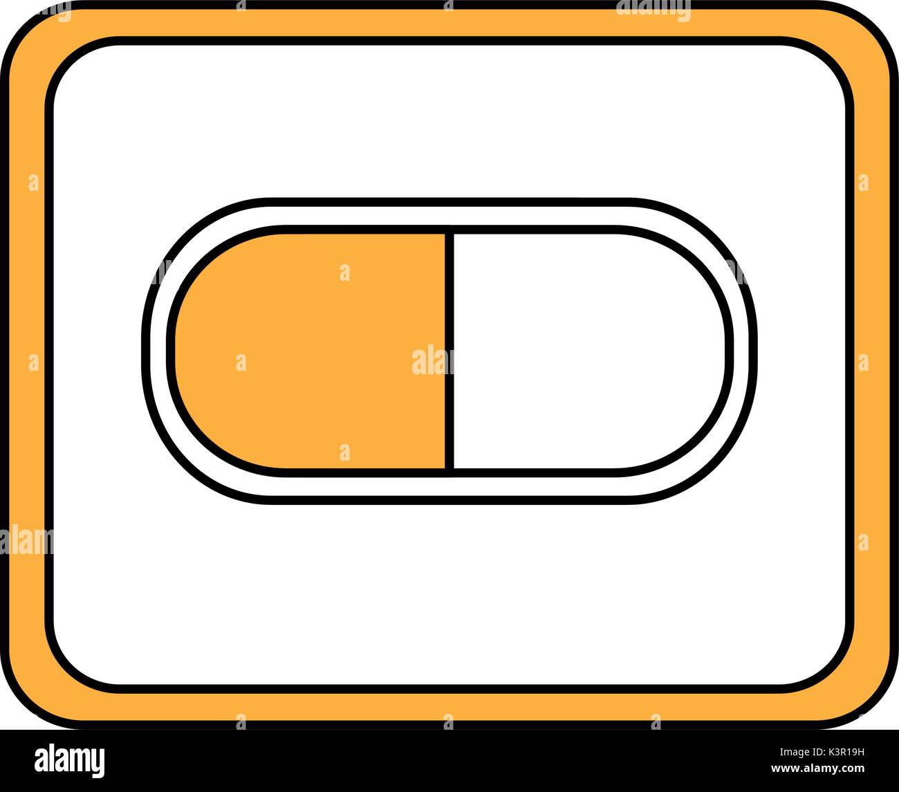 Isolated pill design Stock Vector Image & Art - Alamy