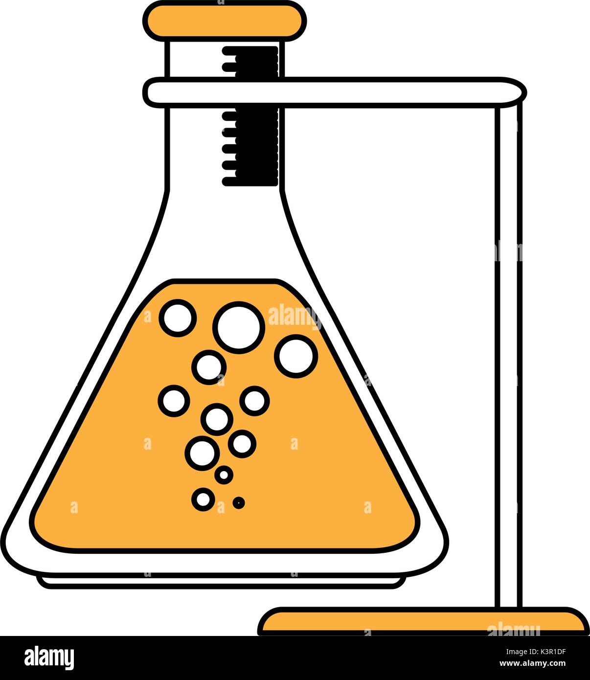 Isolated science flask design Stock Vector Image & Art - Alamy