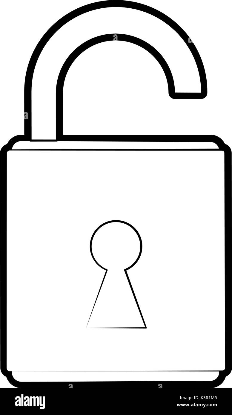 Isolated padlock design Stock Vector Image & Art - Alamy