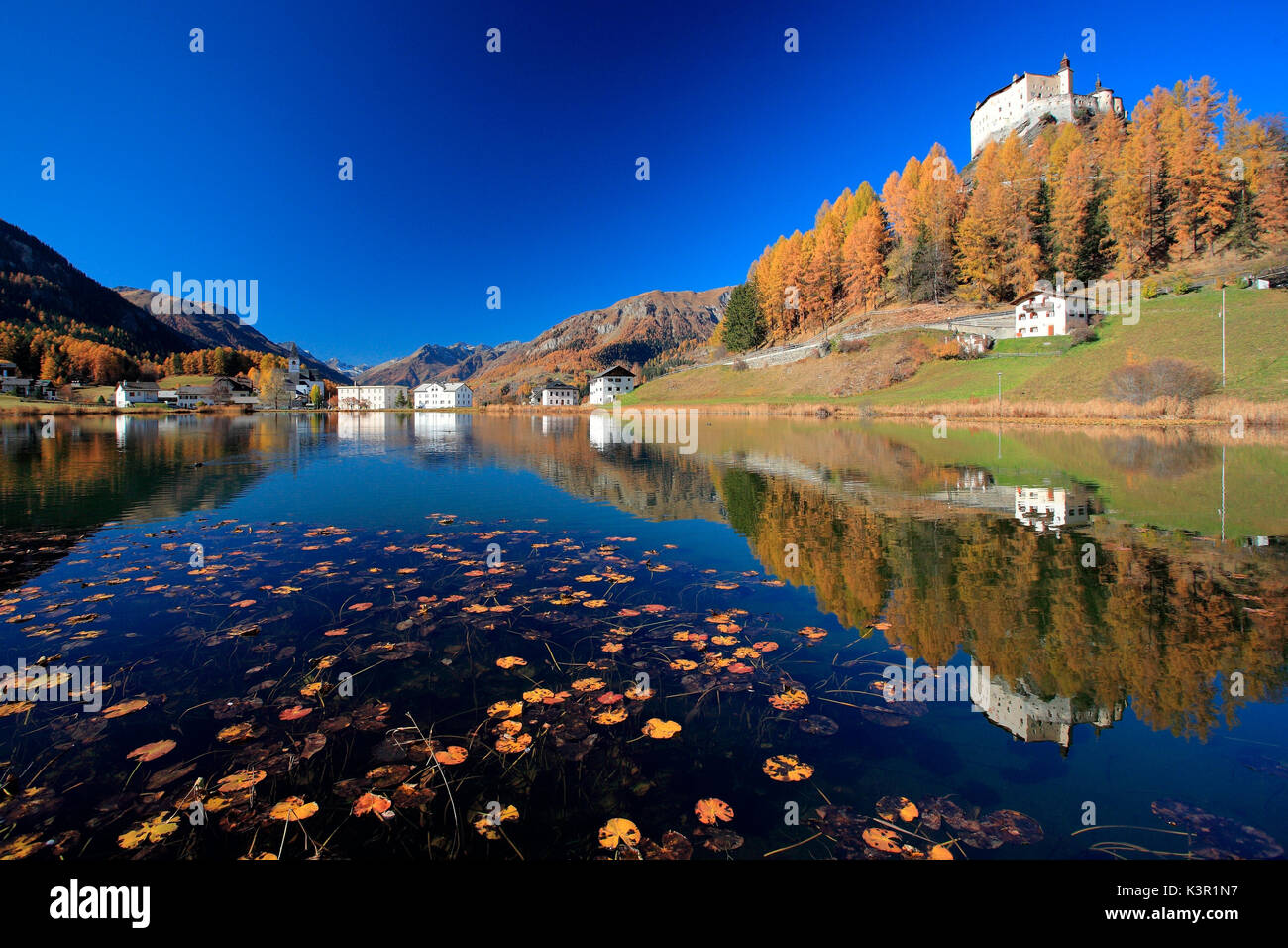 Switzerland tarasp castle hi-res stock photography and images - Alamy