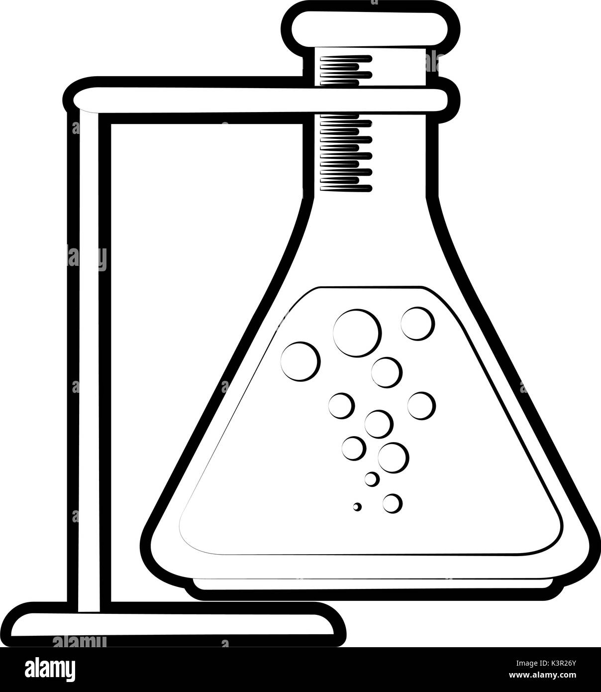 Isolated science flask design Stock Vector Image & Art - Alamy